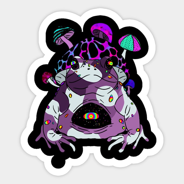 Trippy The Toad Trippy Sticker Teepublic 